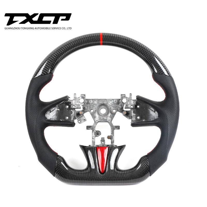Custom refit Alcantar carbon fiber steering wheel for Q50 Infinite-I ...